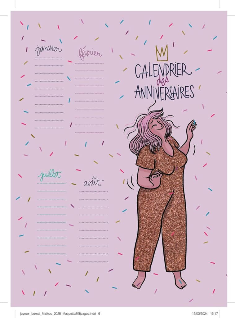 Mathou, l'illustratrice qui va mettre de la joie dans votre année 2024